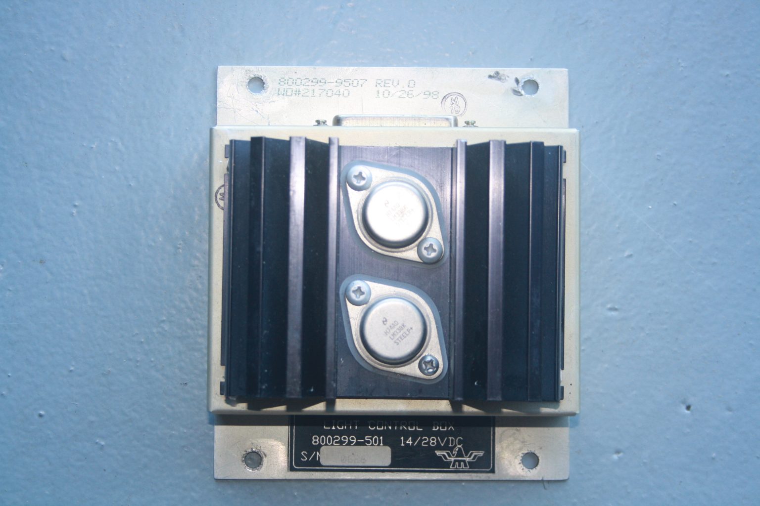 Light control box – Australian Mooney Pilots Association