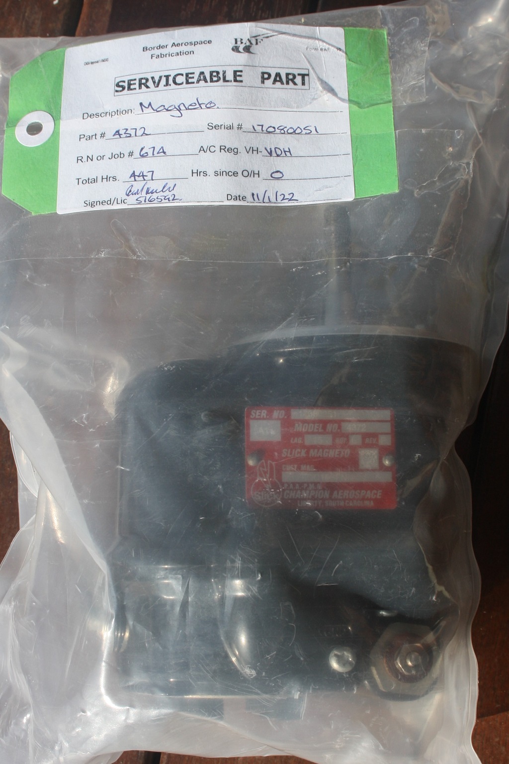 Slick magneto – Australian Mooney Pilots Association